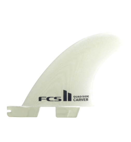 FCS II CARVER SIDE BITE CLEAR FIN SET — Sunburnt Mess